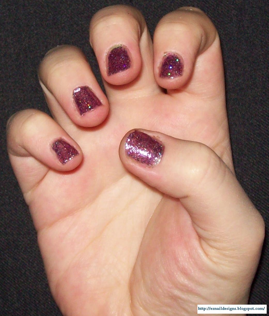 EZ Nail Designs: Pointed White Tip Design