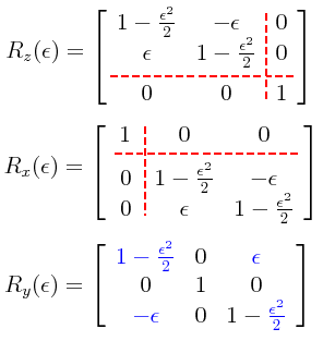 La Mecánica Cuántica: La matriz generadora de rotación
