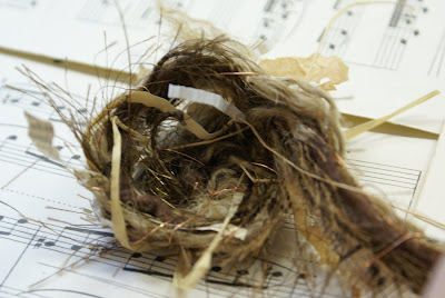 Quill Cottage: Completed Nest Assemblage and Fiber Bird's Nest Tutorial