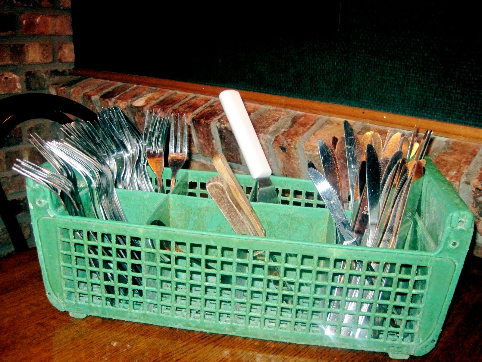 serving at the irish democrat: rolling silverware