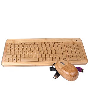 THINK SMART: ->Cheap Wooden Keyboard and Mouse Set