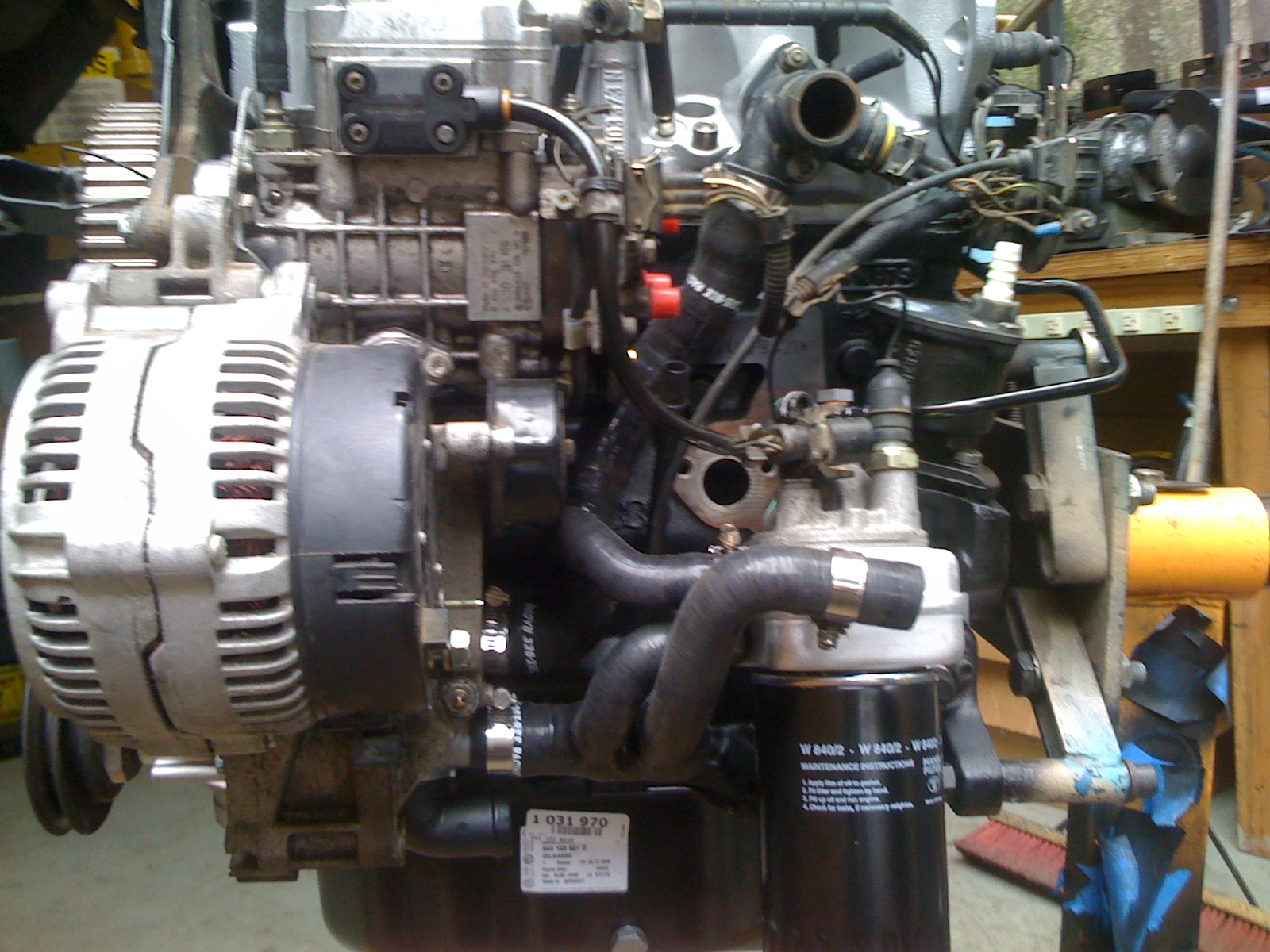 Grease Works shop notes: Eurovan 4-cyl AHU TDI engine/trans mating ...