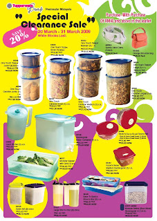~SERI ONLINE SHOPPE~: ::TUPPERWARE CLEARANCE SALES::20 MAC - 31 MAC 09::
