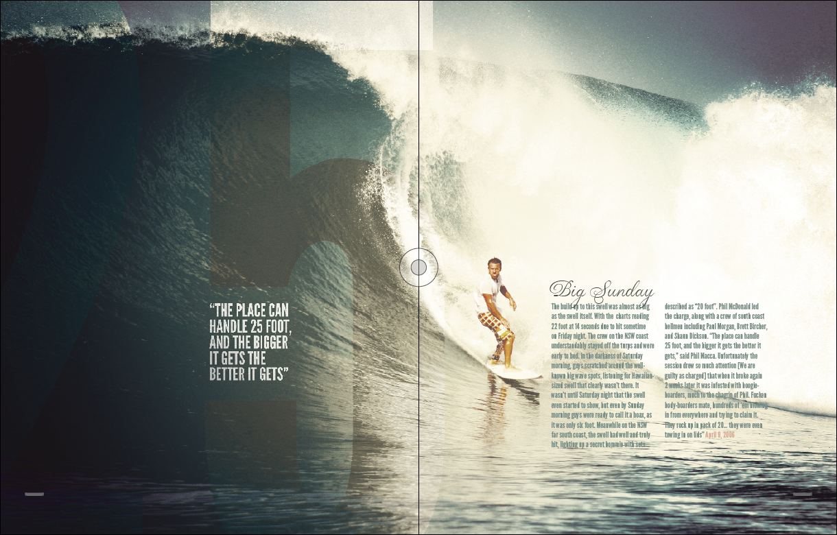 Rainy City Rookie: Day 29. Stab Magazine spread (work in progess)