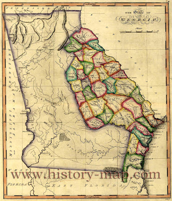Ms. Sundius' 8th grade Social Studies: Map of the state of Georgia ...