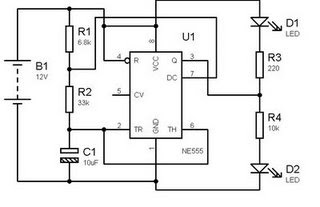 electricidad y electronica: integrado 555