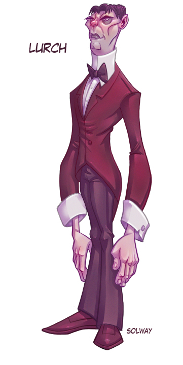 jeff solway art blog: Lurch : Addams family