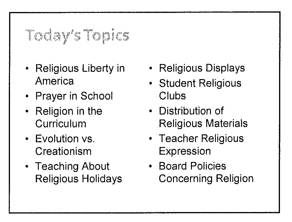 Accountability in the Media: Religion in the Public Schools