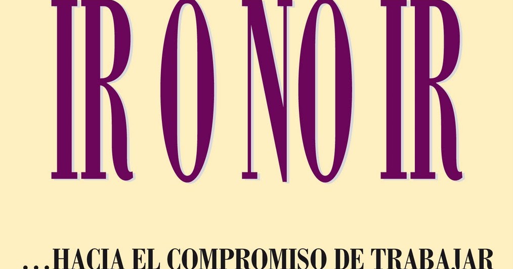 Nuevo Viernes - Nuevo Libro: IR O NO IR ...hacia el compromiso de ...