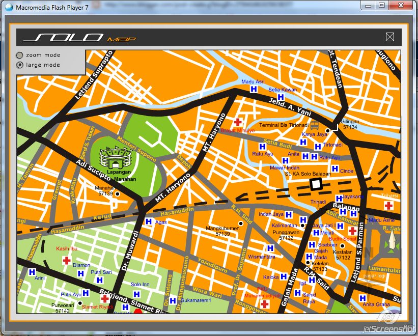 Peta Jalur Mudik di Kota Solo JIBI/Solopos - Macul Jero