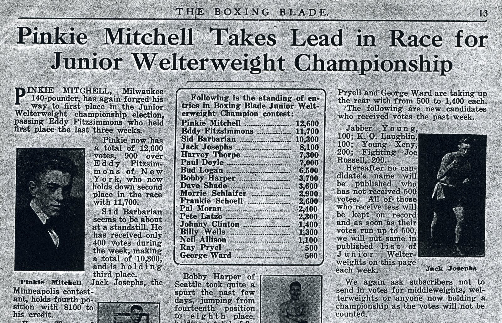 Borchert Field: Pinkey Mitchell Strikes Out