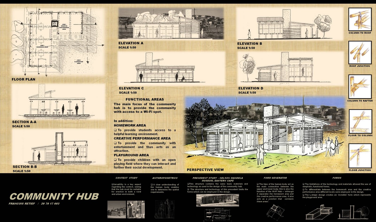 Francois Retief Architecture: COMMUNITY HUB