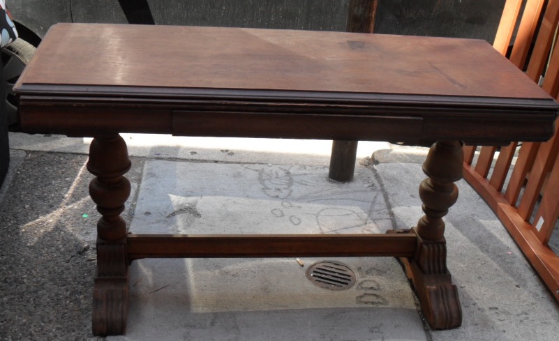 Uhuru Furniture & Collectibles: Empire Library Table SOLD