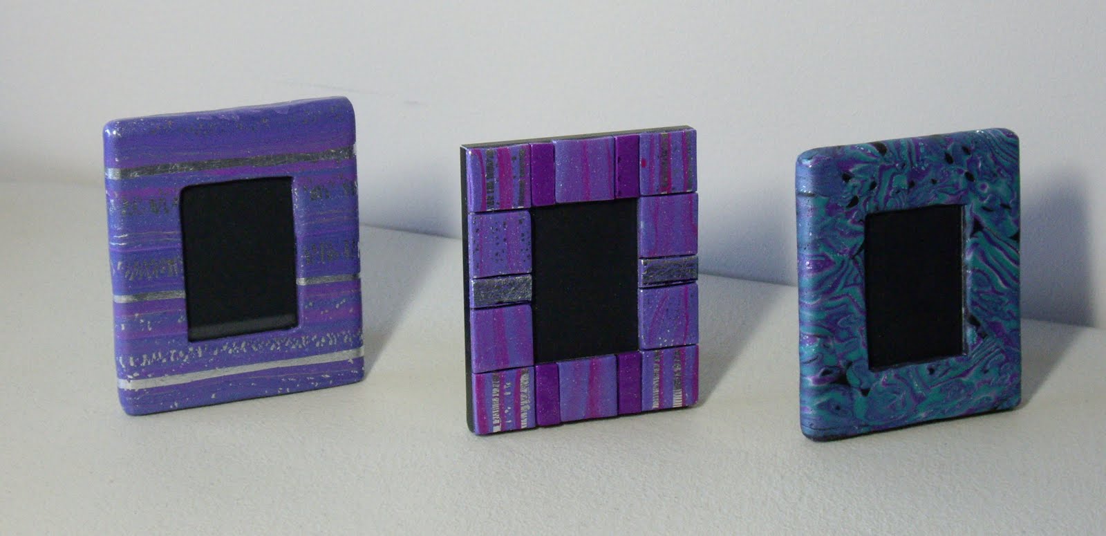 Claire Fairweather - Artist/Designer: Polymer clay photo frames