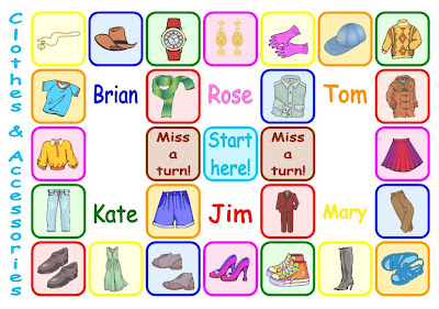 Frenchfrog's Little English Pond: Clothes and Accessories Boardgame