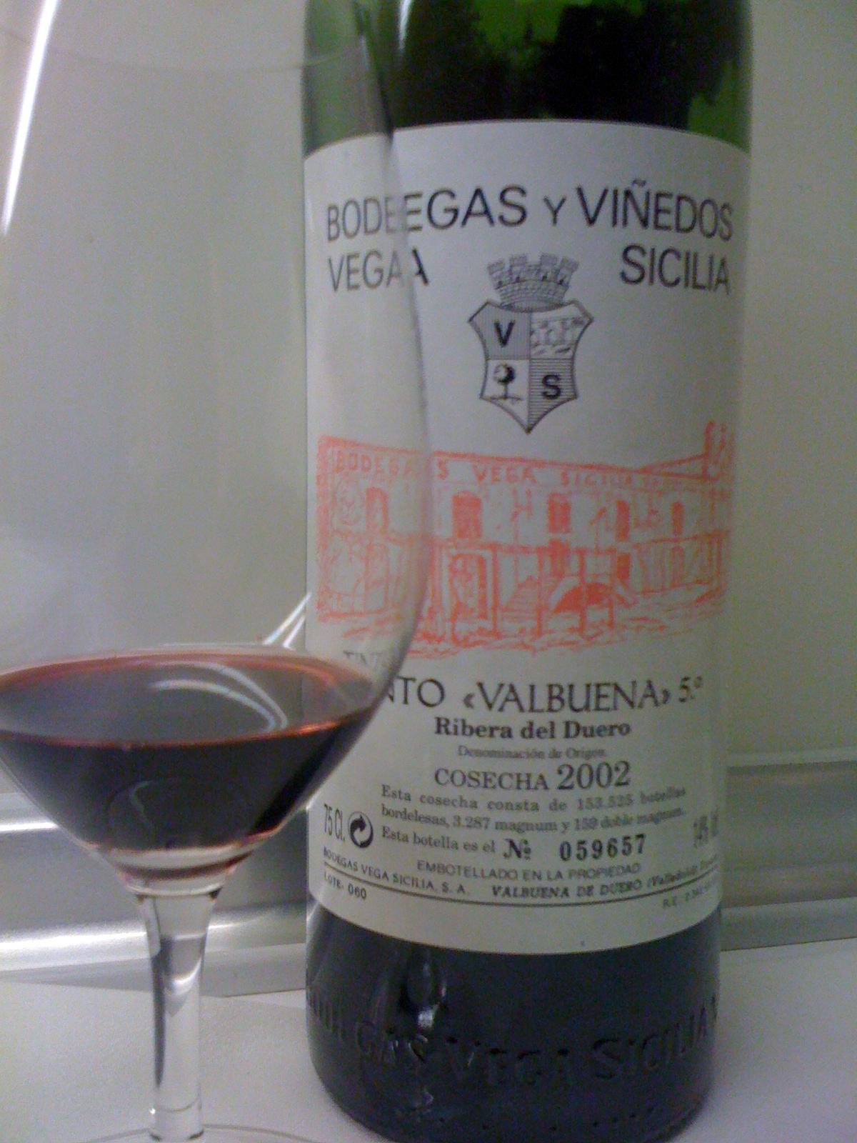 Vins: 2002 Bodegas Y Vinedos Vega Sicilia Tinto Valbuena 5