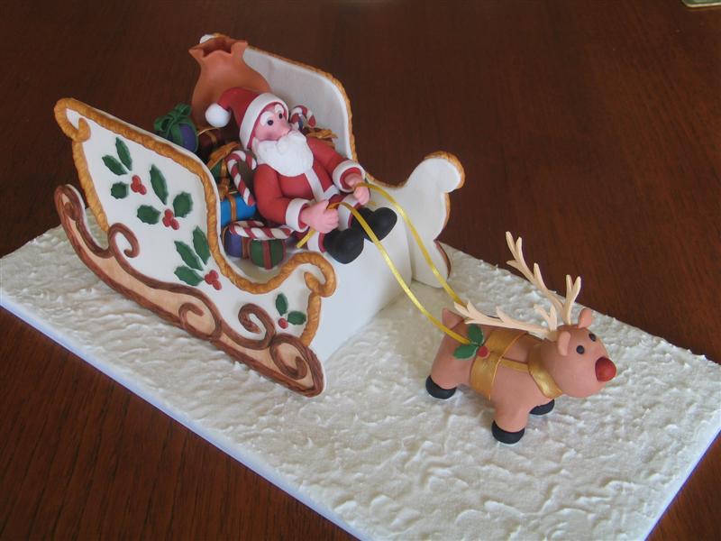 Kylie's Cakes & Things: Fourth & Final Christmas Cake Class