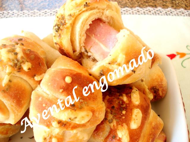 Avental engomado: Croissant salgado