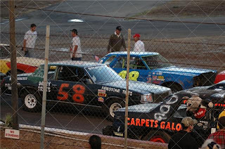Nascar racing at its best: Nascar racing at Cajon Speedway