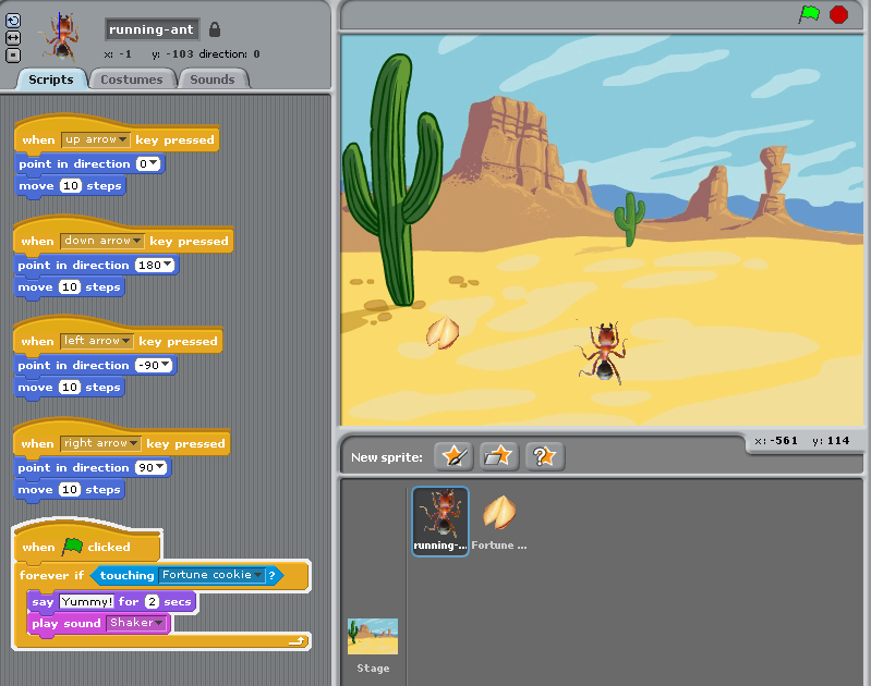 Fadzwaiwai's blog :): Using scratch in class