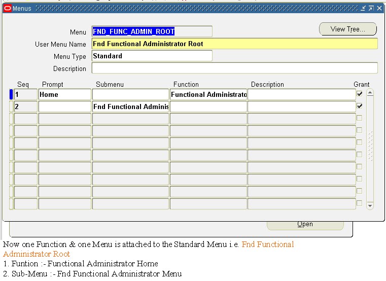 Anil S Oracle Application Framework Blog Adding Level 1 Tab Page To The Existing Oracle Screen