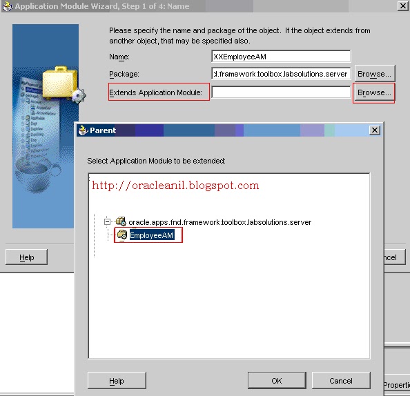Anil S Oracle Application Framework Blog Am Extension In Oaf