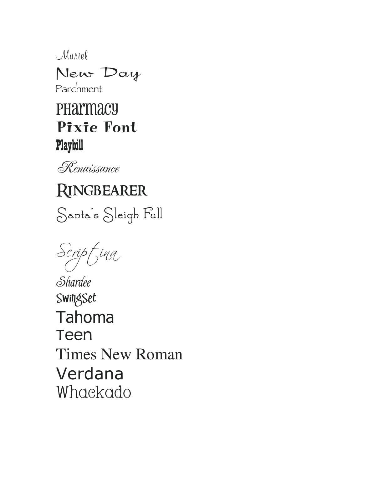 It's All About Vinyl: Fonts