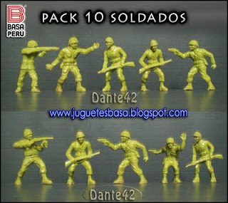 Juguetes Basa Peru - Antiguos de Colección: SOLDADOS PLASTICOS BASA PERU