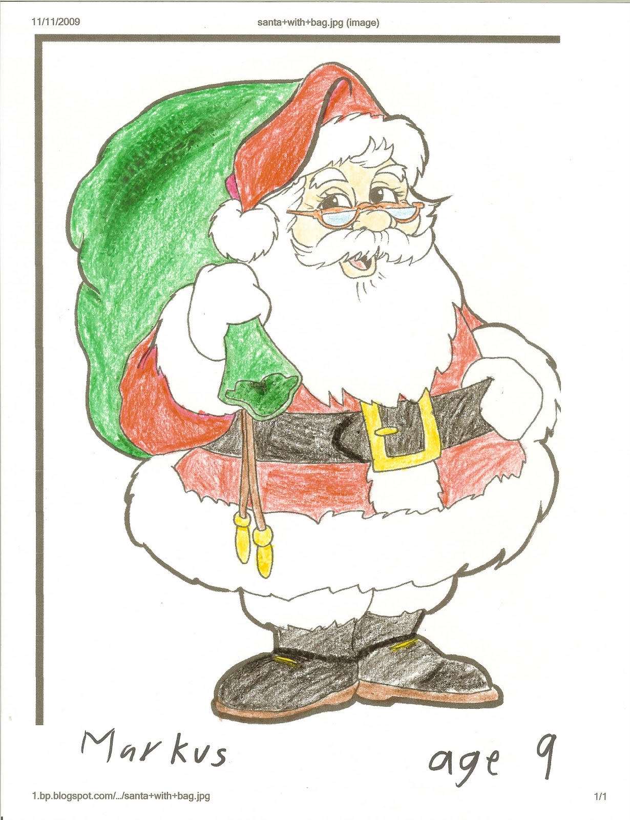 Coloring page contest ART: 7 to 10 Year Olds Division