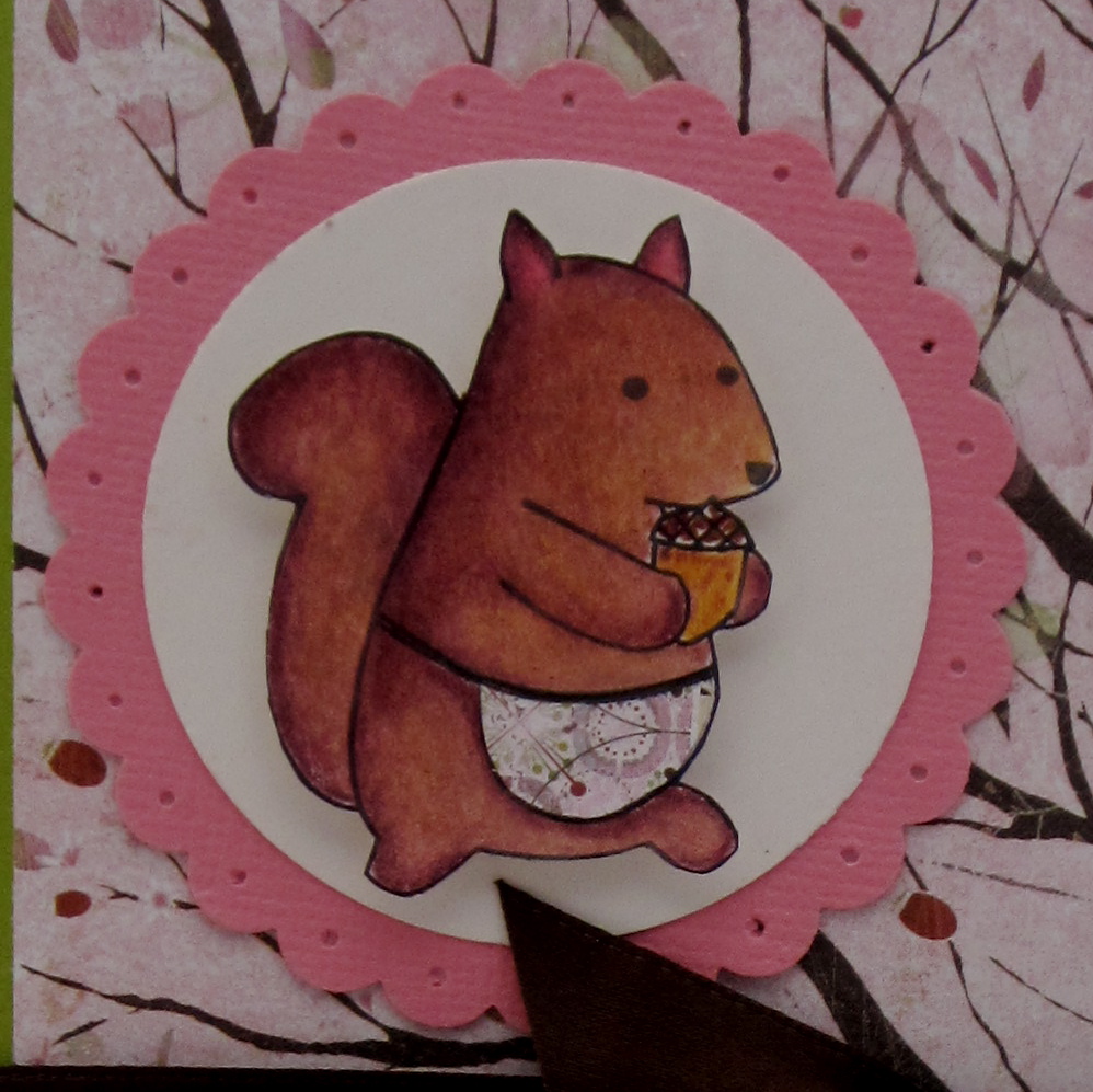 TeaDub Design: Memory Box Nutty Squirrel Card