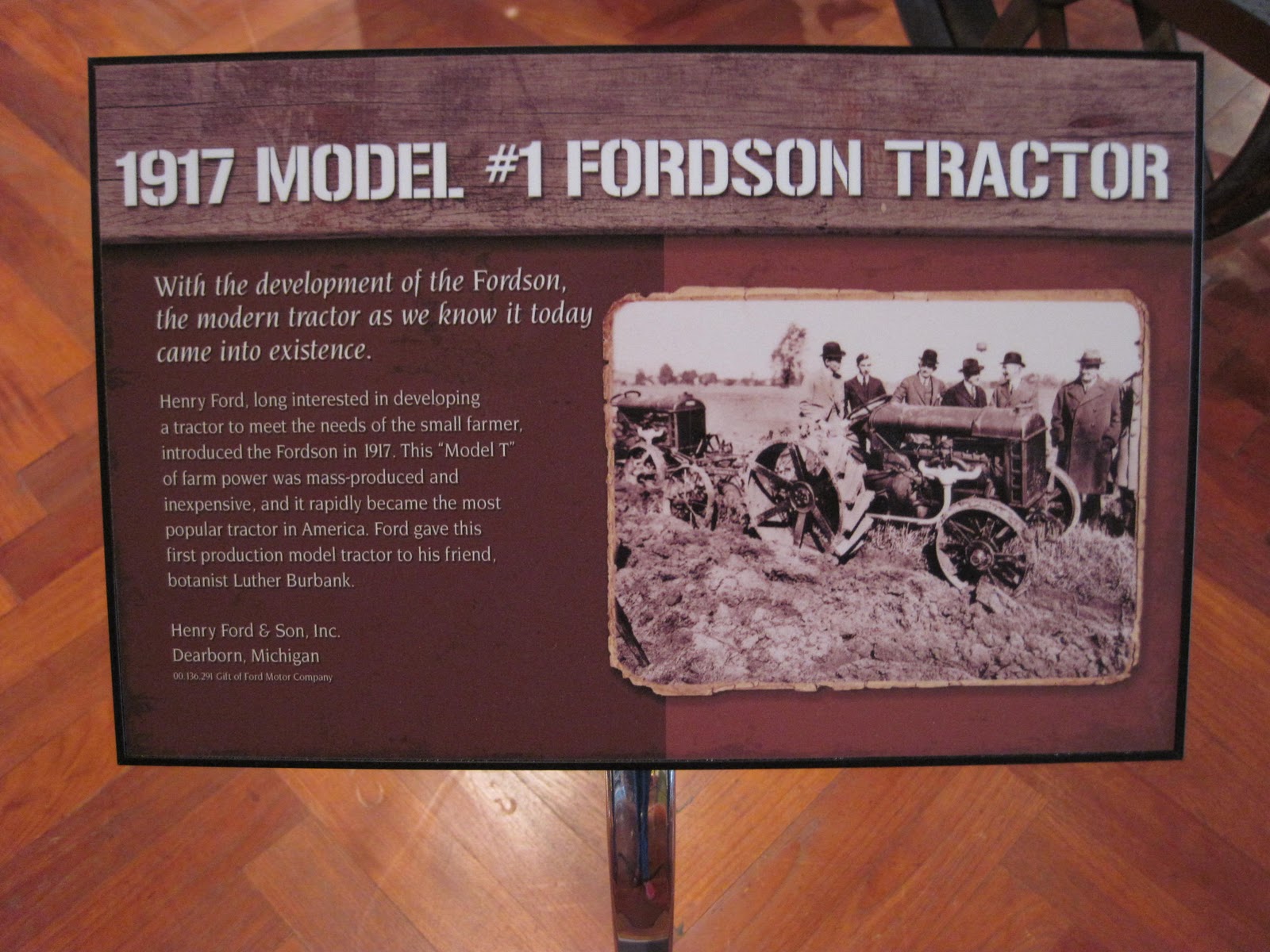 Gordon W. Fredrickson: Henry Ford Museum