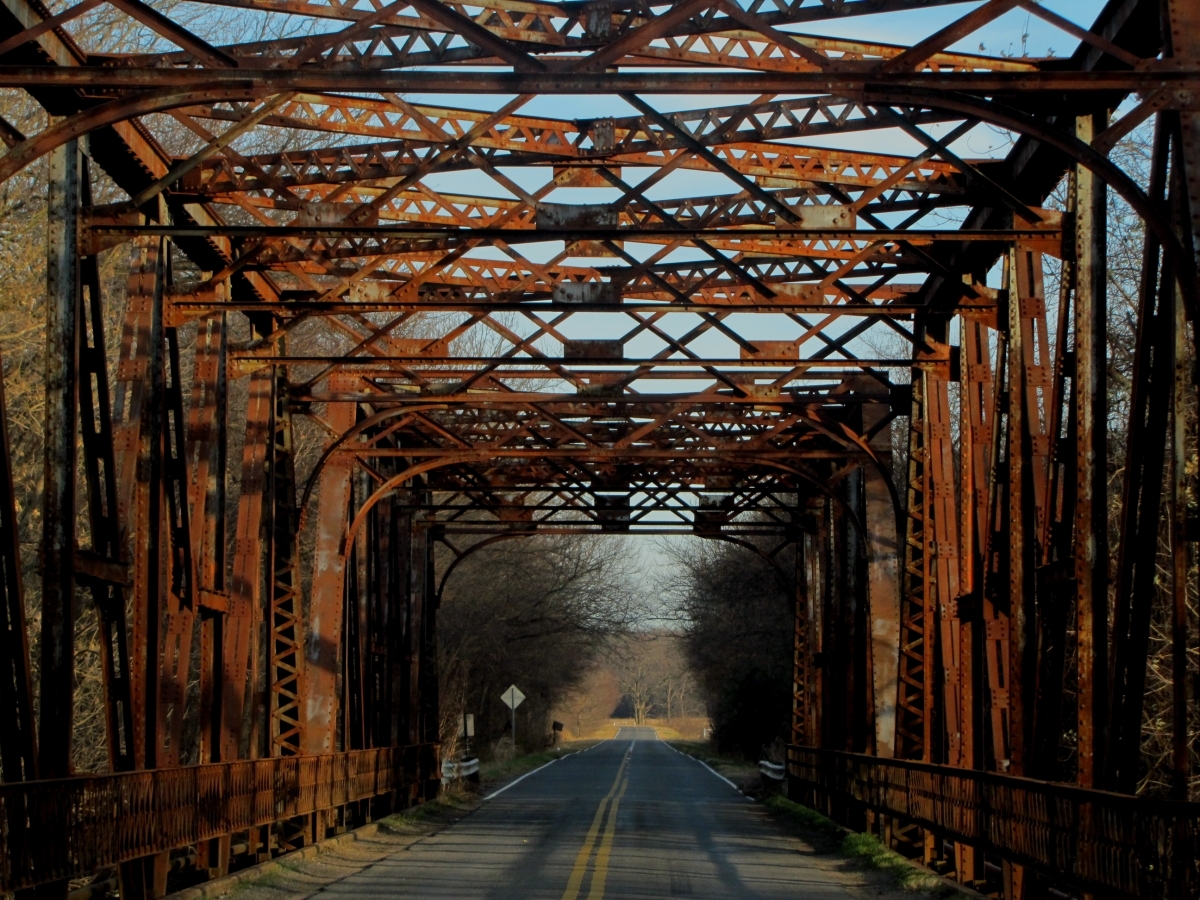 Tulsa Gentleman: Sunday Bridges - Muskogee County Bridge