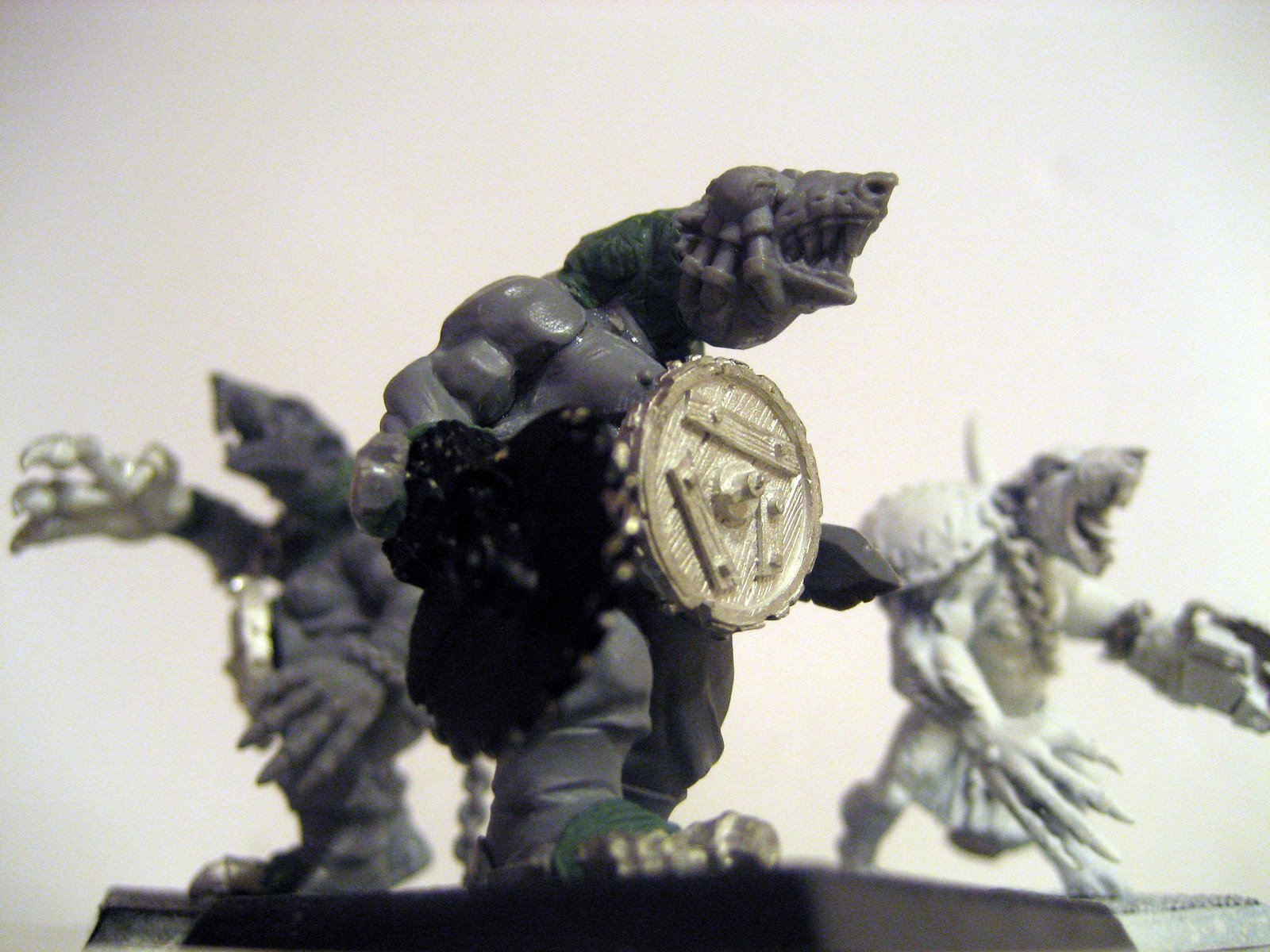 Converted Rat Ogres for Warhammer Fantasy