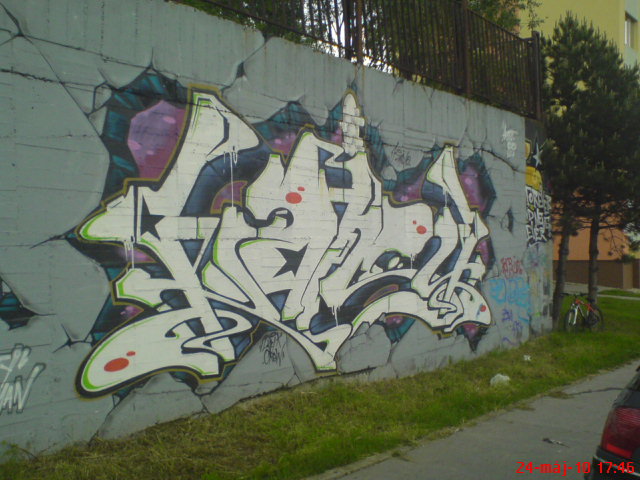 Slovakia-Košice graffiti: Pablo