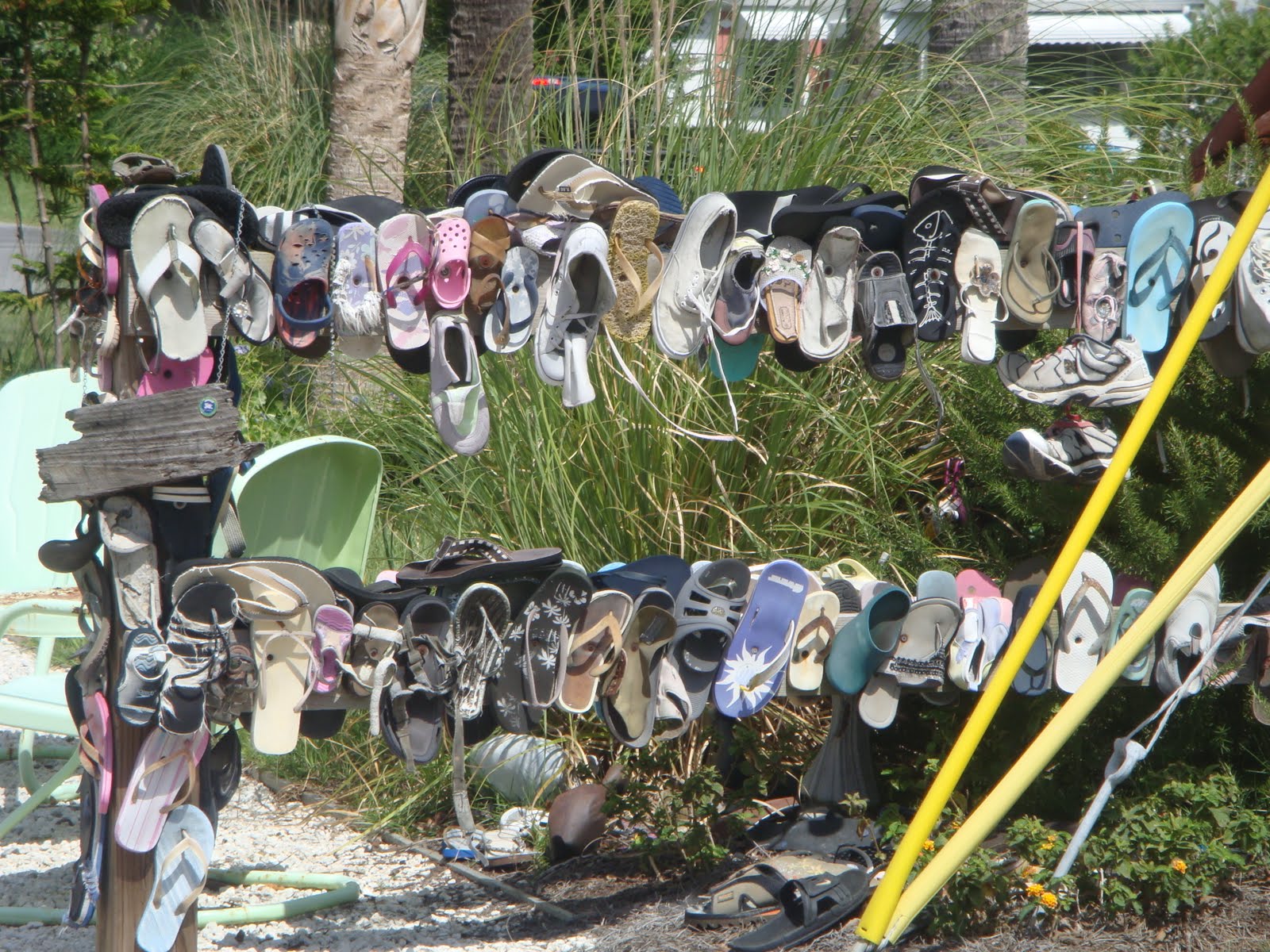 At Home with the Summer Kitchen Girls: Reward for Missing Shoe [Fence]