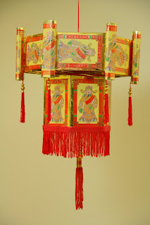 Chinese New Year Lanterns 红包灯笼手工制作: Rotating Ang Pow Lantern 红包走马灯