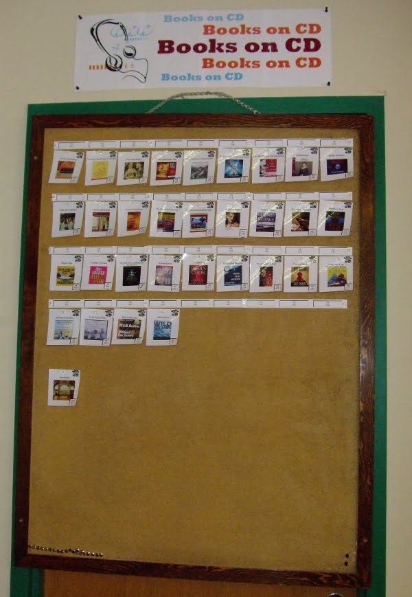 Tumbler Ridge Public Library Blog: New Display for Audiobooks