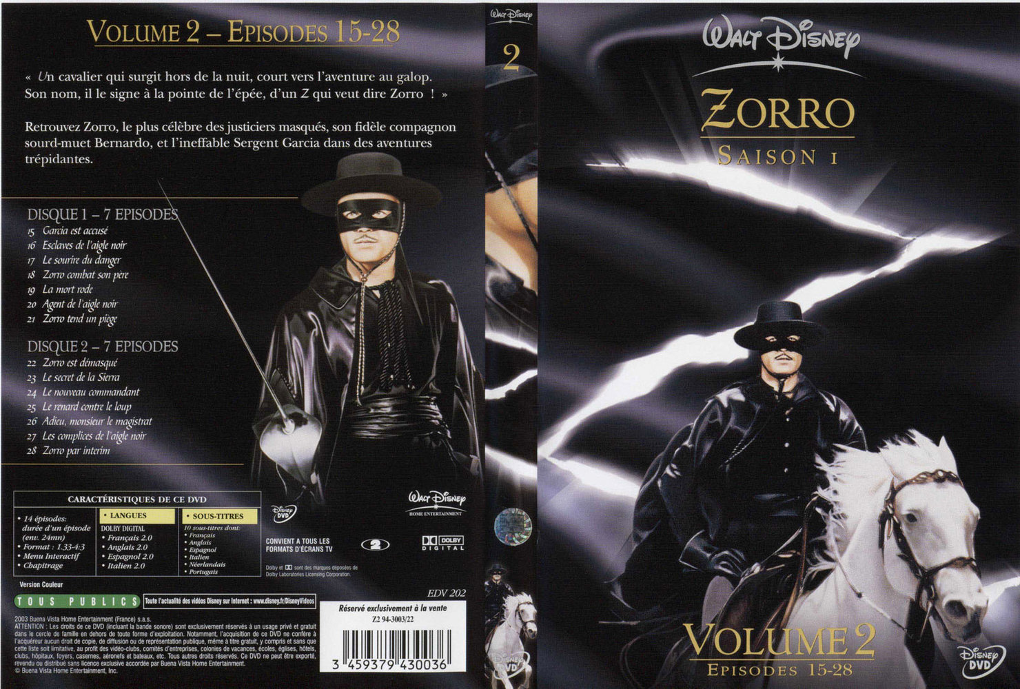 Zorro 1ª Temporada - Capas Covers - Capas De Filmes Grátis