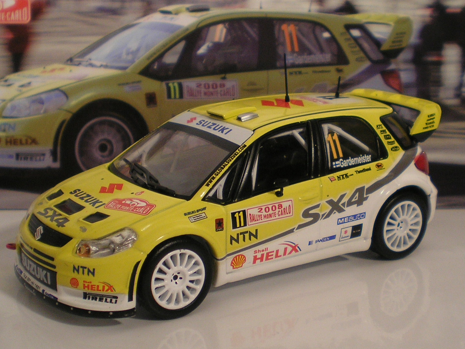 QUATRO RODINHAS: Suzuki SX4 WRC - T. Gardemeister - T. Tuominen ( Rali de Monte Carlo de 2008)
