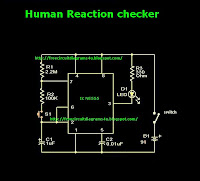FREE CIRCUIT DIAGRAMS 4U: Human Reaction Checker Circuit