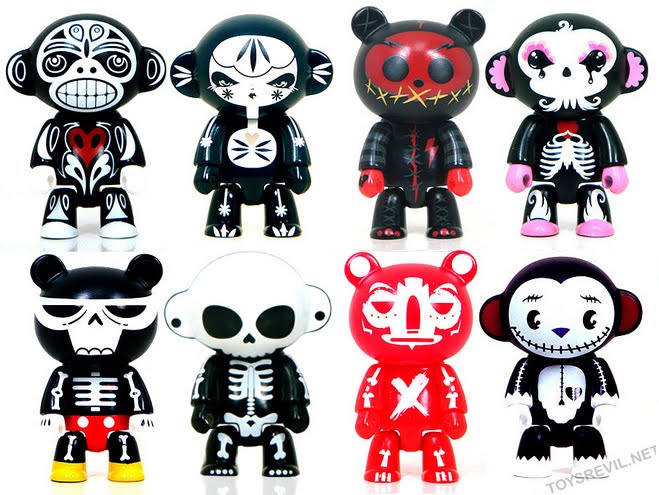 Reading Walter's Head: 2.5" Skelanimals Qee Artist Series Assortment ...