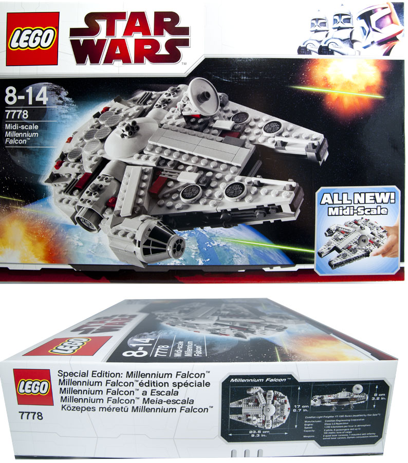 044 Lego Star Wars Midi-Scale Millennium Falcon (7778) | Toys Loft
