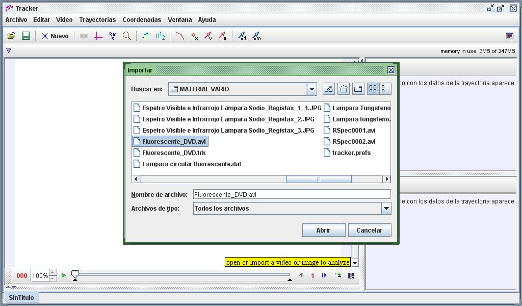 Hombros de Gigantes: USO DEL PROGRAMA TRACKER PARA CALIBRAR Y PROMEDIAR ...