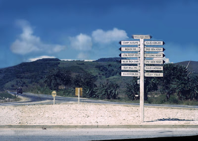 Remembering Saipan & Korea: Saipan -- Roadsign