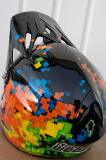 PaintHouse Customs: Dans 3d Square Mountain Bike Helmet