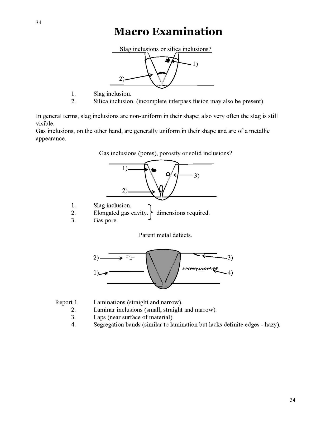 Non Destructive Testing Macro Examination