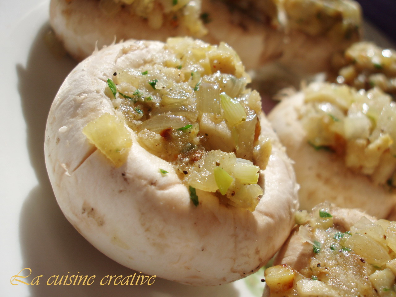 La cuisine creative: Pohovane pecurke