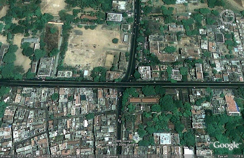 Chennai Flyovers - Google Earth Photos...