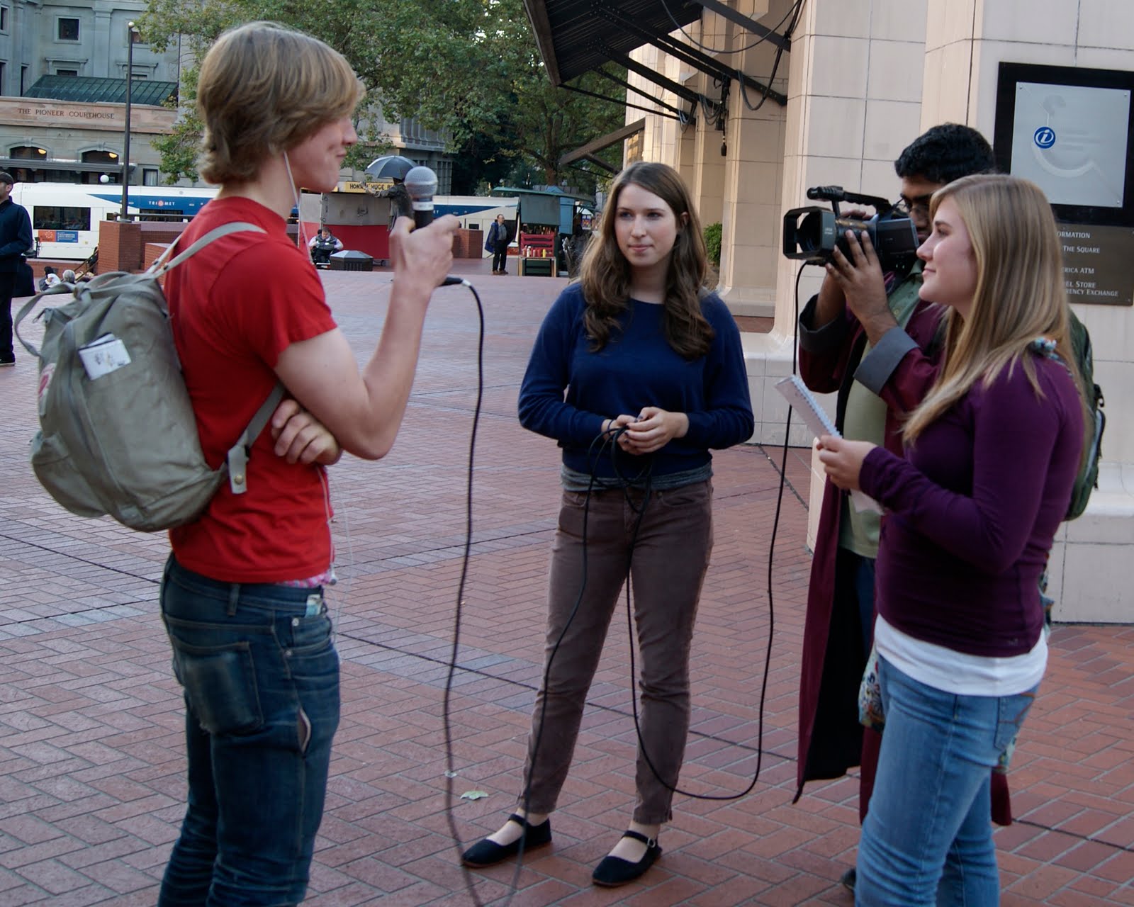 Square People: Youth interviewing youth