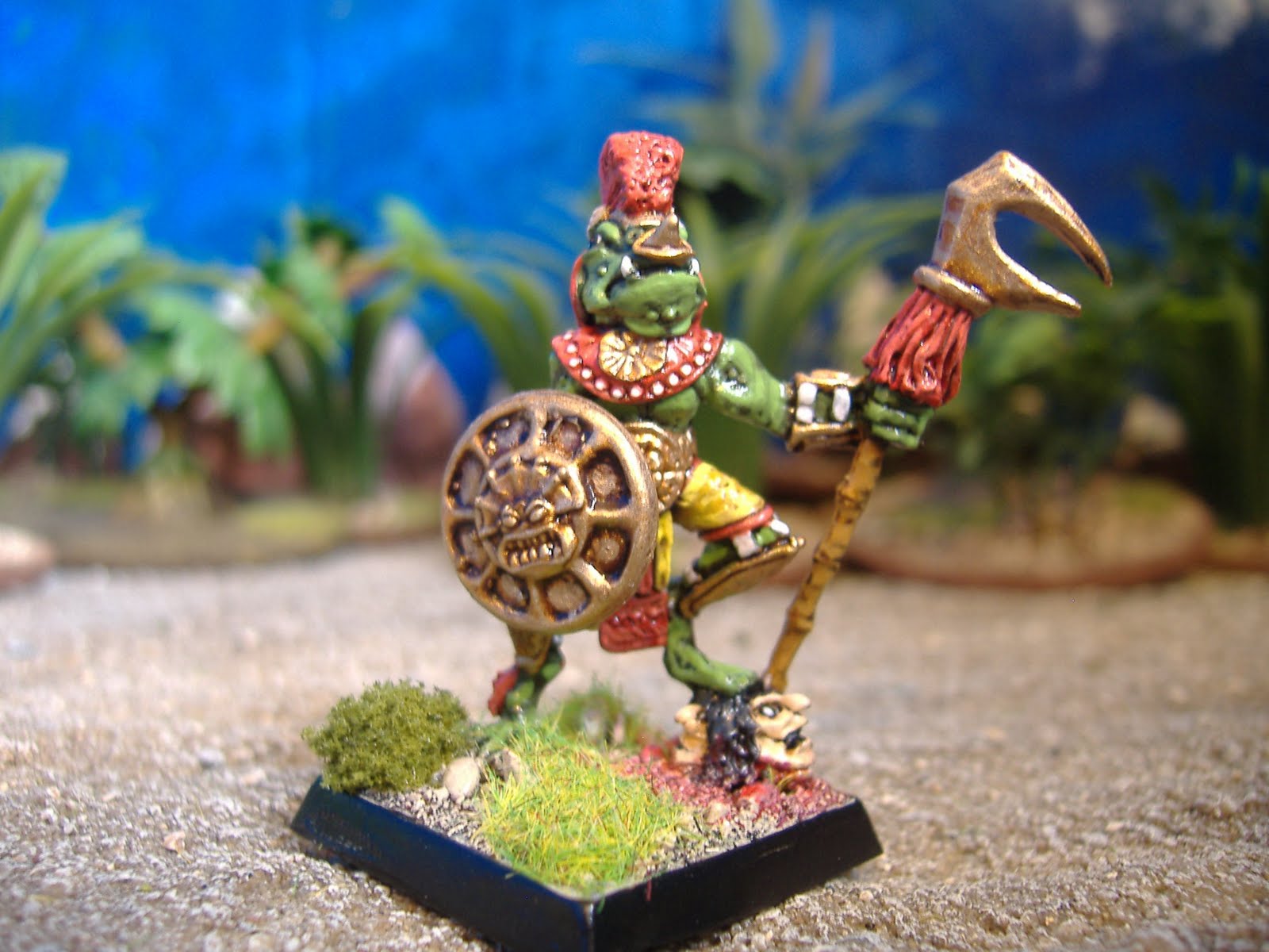 Jon's wargames minis: Warrior frogs - first unit